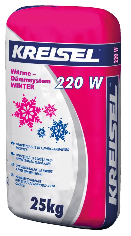 Šalčiui atsparus universalus klijavimo – armavimo mišinys WÄRME ...